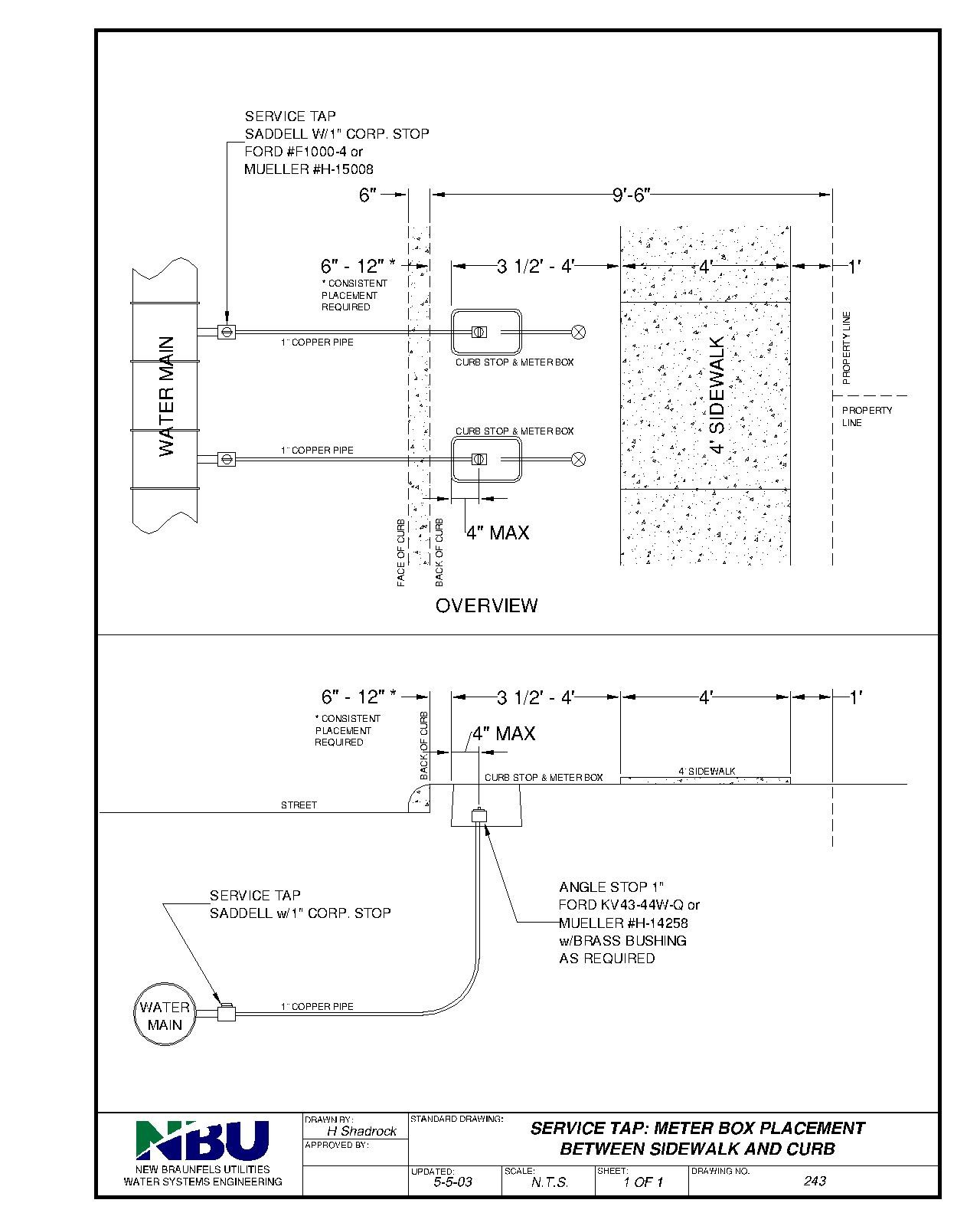 Water Connection Policy - New Braunfels Utilities