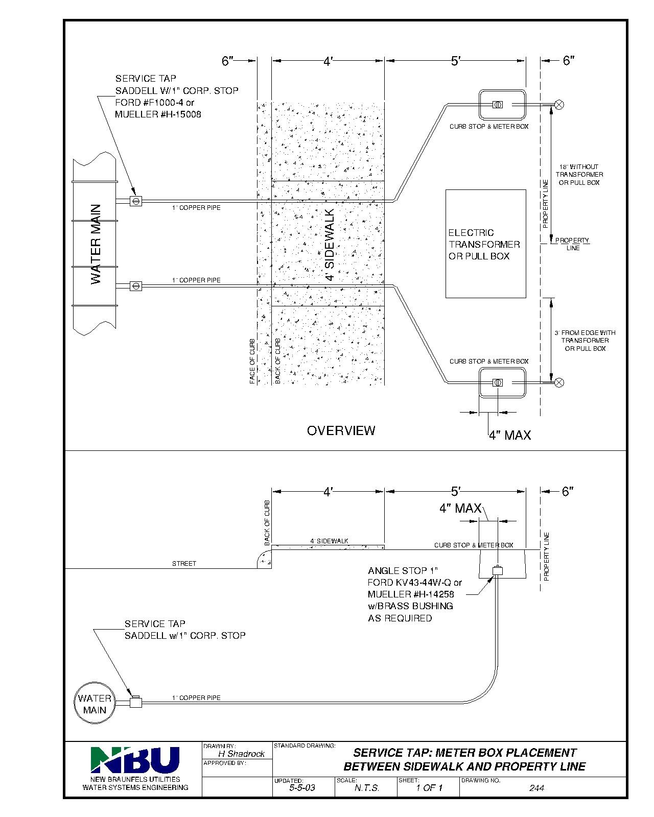 Water Connection Policy - New Braunfels Utilities