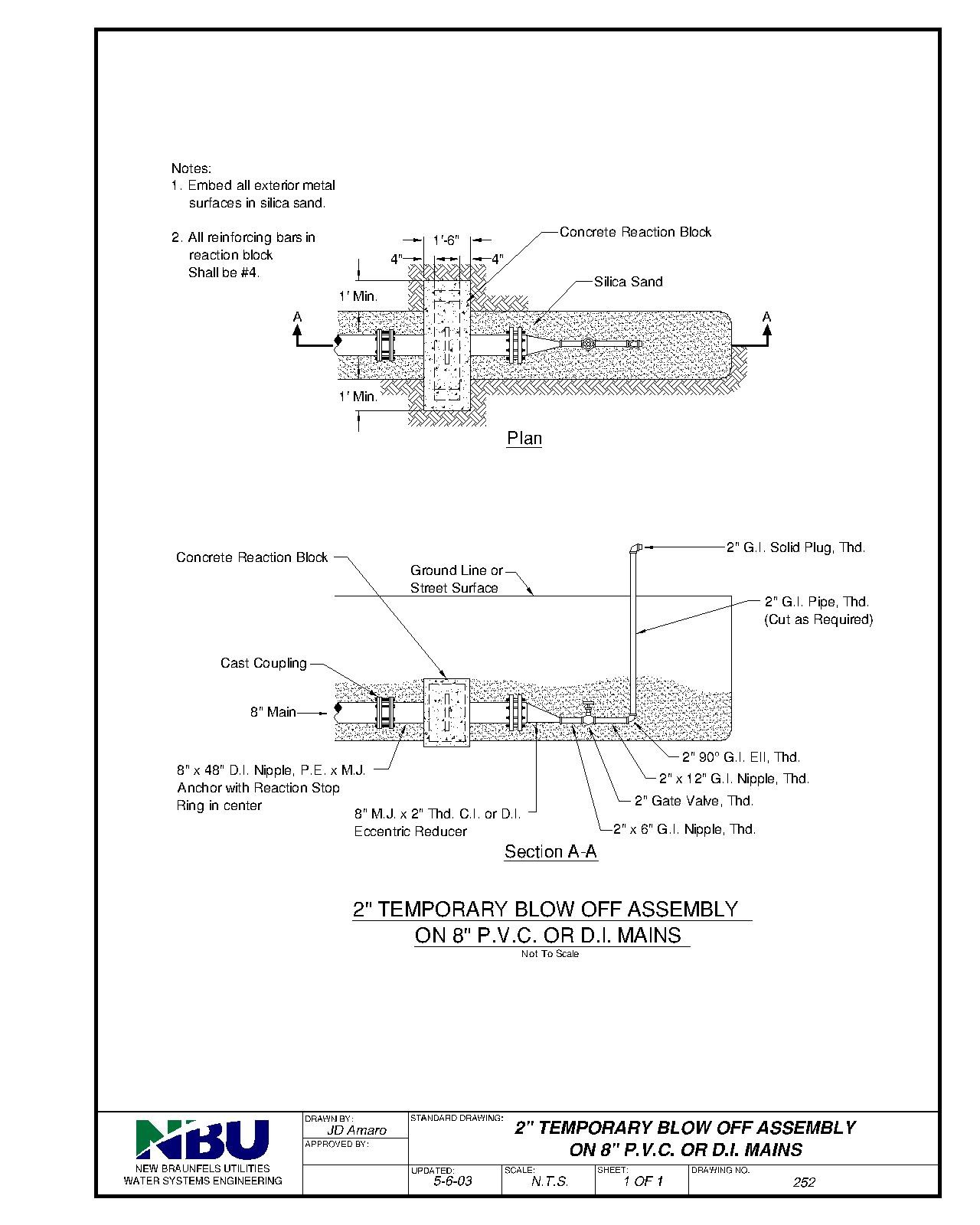 Water Connection Policy - New Braunfels Utilities