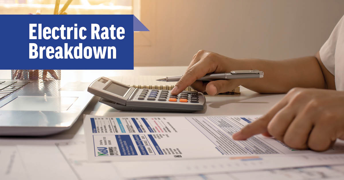 Residential Electric Rate Breakdown - New Braunfels Utilities Website