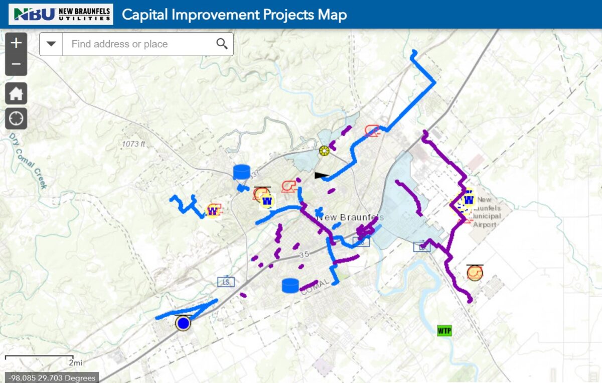 Capital Improvement Projects Plan - New Braunfels Utilities Website